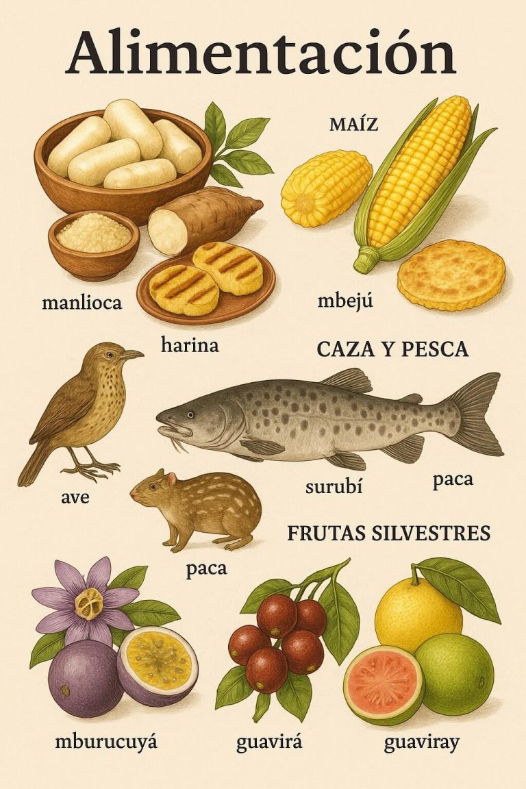 Guaraníes | Ubicación, Vestimenta, Vivienda, Alimentación y Lengua