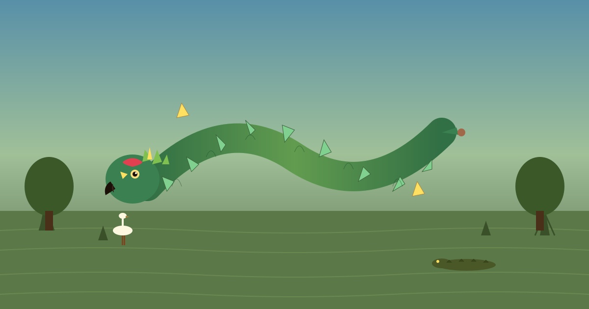 Mbói Tu'í: la serpiente loro guaraní y los esteros